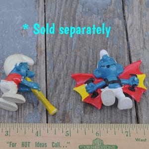 Vintage 1970s Smurfs Figurine by Schleich - 1978 - Horn / Flute / Oboe ...