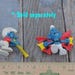 Vintage 1970s Smurfs Figurine by Schleich - 1978 - Horn / Flute / Oboe ...