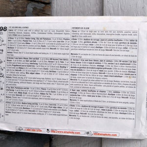 Simplicity 7998 DIY Victorian Style Doll Clothes Clothes for American ...