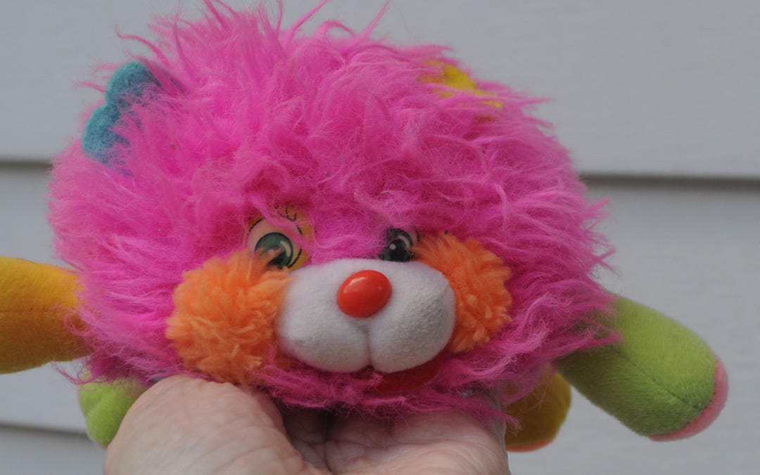 True Vintage 1980s Popples / Popple - Puffling Popple - Pink / Blue ...