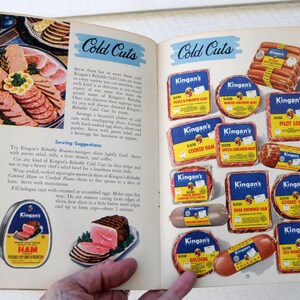 Vintage 1950s Meat Recipe Book - "kingan's Meat Recipe Book" - Ham ...