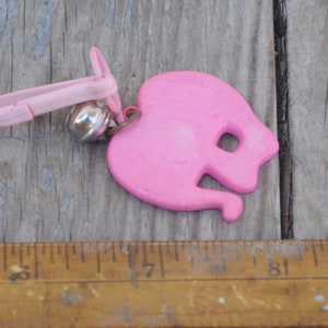1980s Bell Charm - Hot Pink Elephant - Jewelry - Charm Necklace ...
