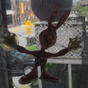 Vintage Domino's Pizza Noid Window Peeker / Suction Cup Bendy Doll ...