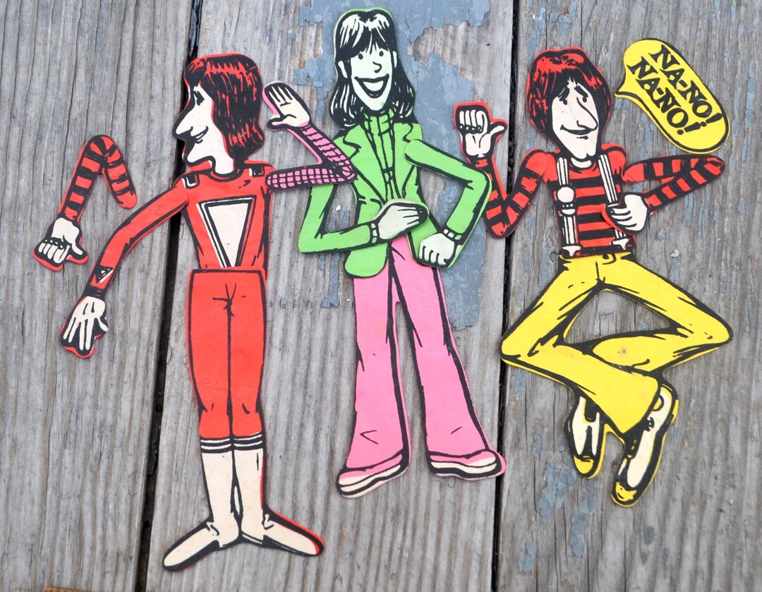 Vintage 1970s Mork & Mindy Colorforms Replacement Pieces / Loose Pieces ...