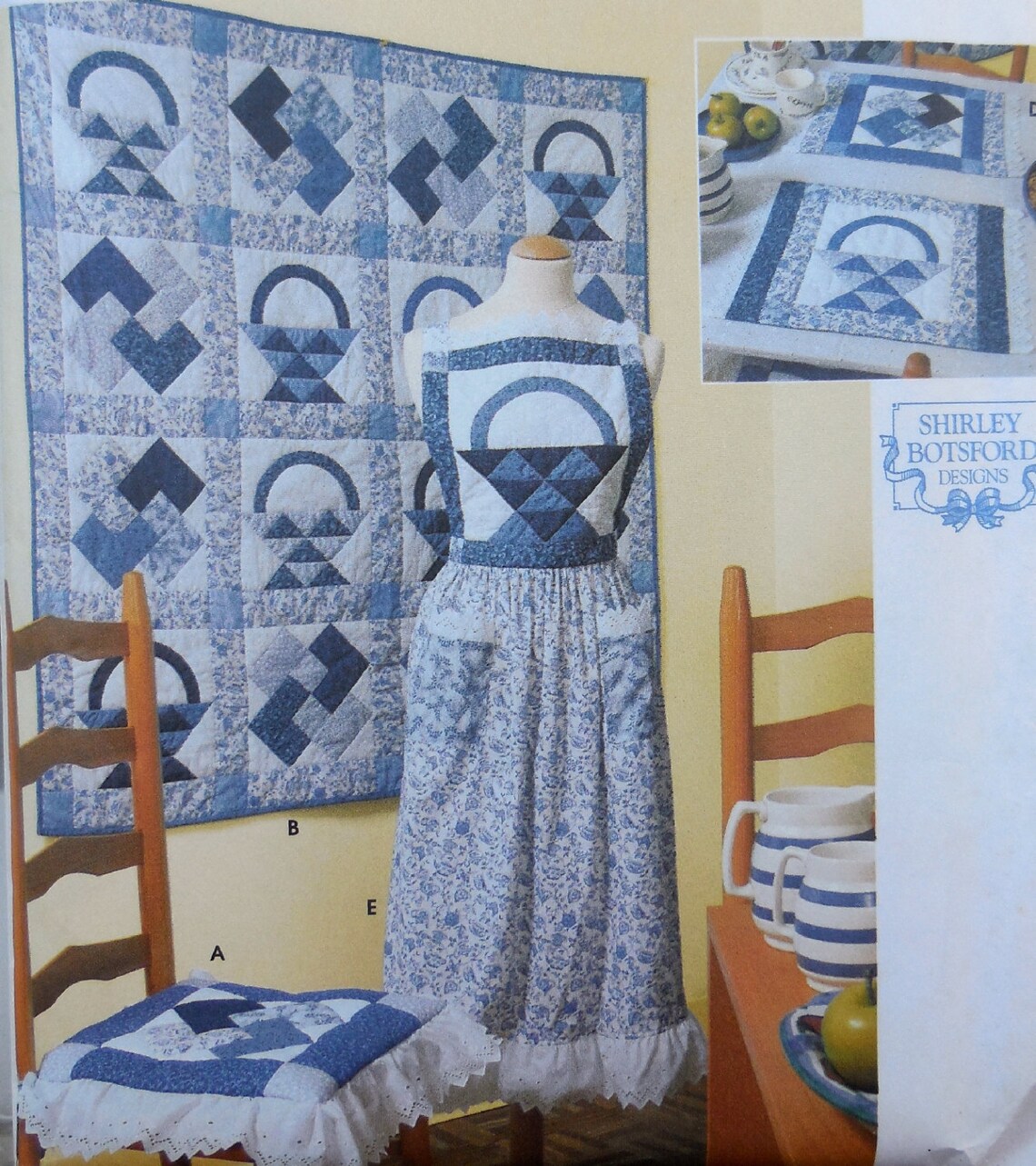 Simplicity 9253 Quilt Block Club Lesson 3 Basket & Card - Etsy