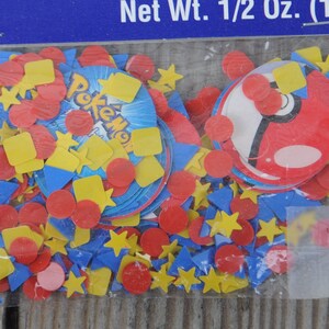 Vintage 1990s Pokémon / Pokemon Confetti / Table Scatter / Birthday ...