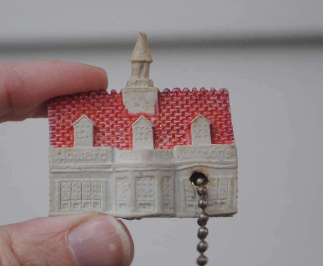 Vintage 1975 Howard Johnson's 50th Anniversary Eraser / Keychain ...