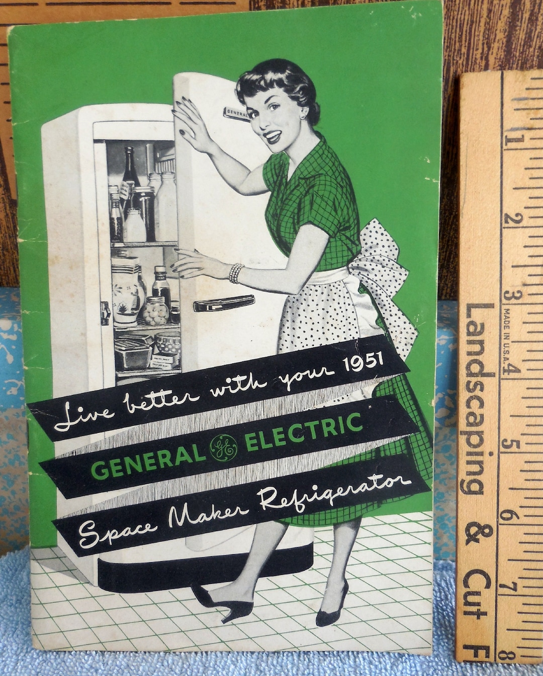 General Electric GE 1951 Space Maker Refrigerator Manual & Cookbook ...