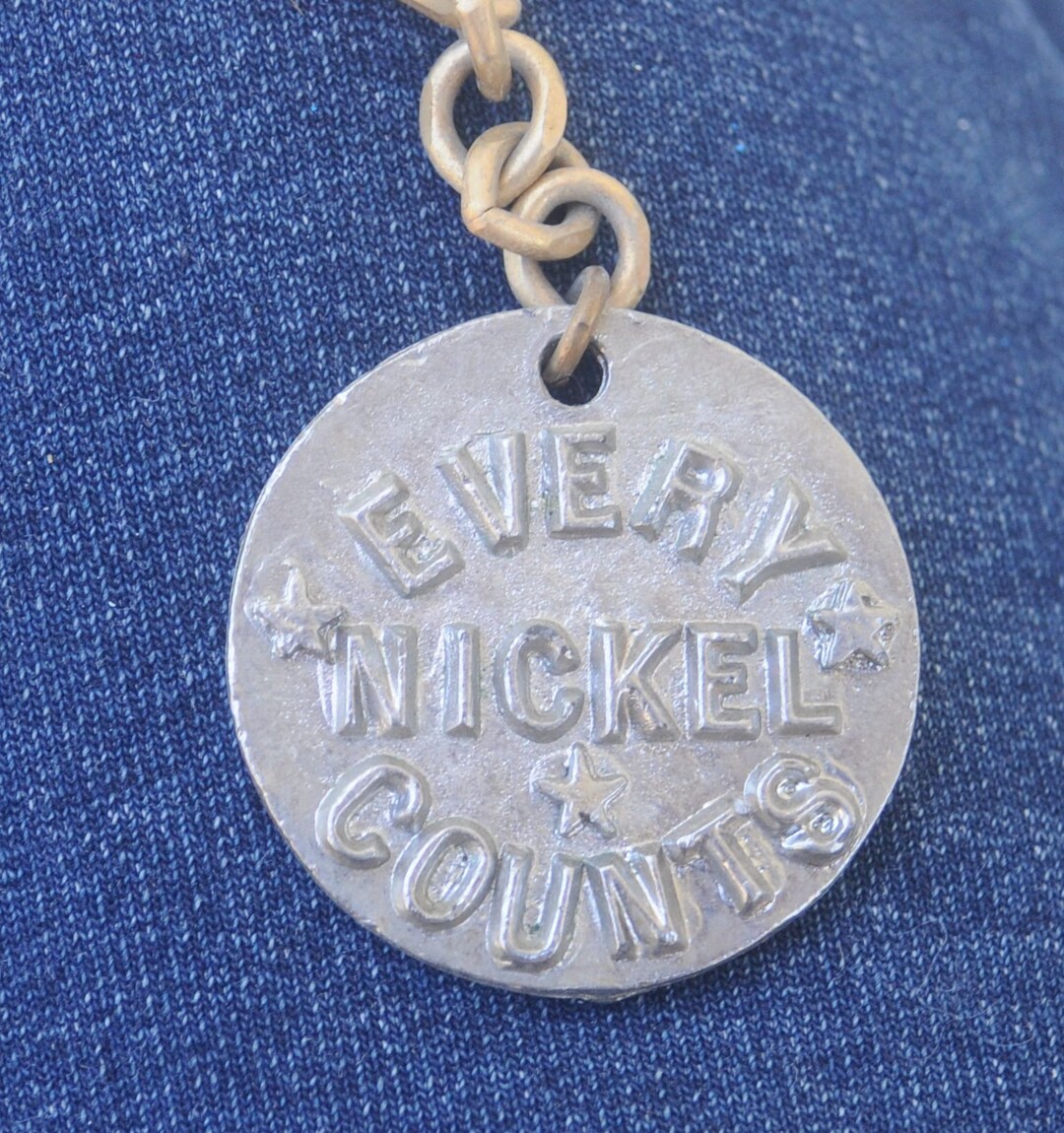 Vintage Indian Head / Buffalo Nickel "every Nickel Counts" - Hobo ...