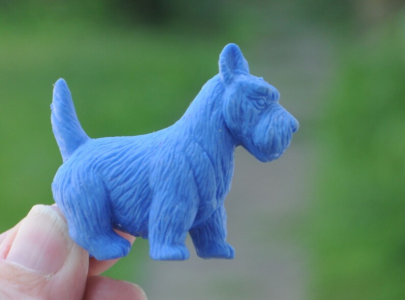 Vintage 1980s RUSS Dog Erasers / Vinyl / Rubber Figurines - Dollhouse ...