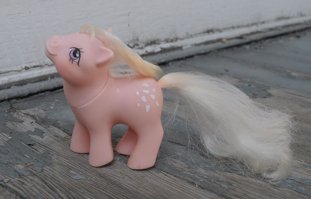 True Vintage 1980s Gen 1 My Little Pony - Baby Cotton Candy - Baby Pony ...