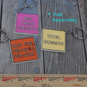 Vintage Plastic "bag These Toenails" Keychain - Valley Girl - Frank ...