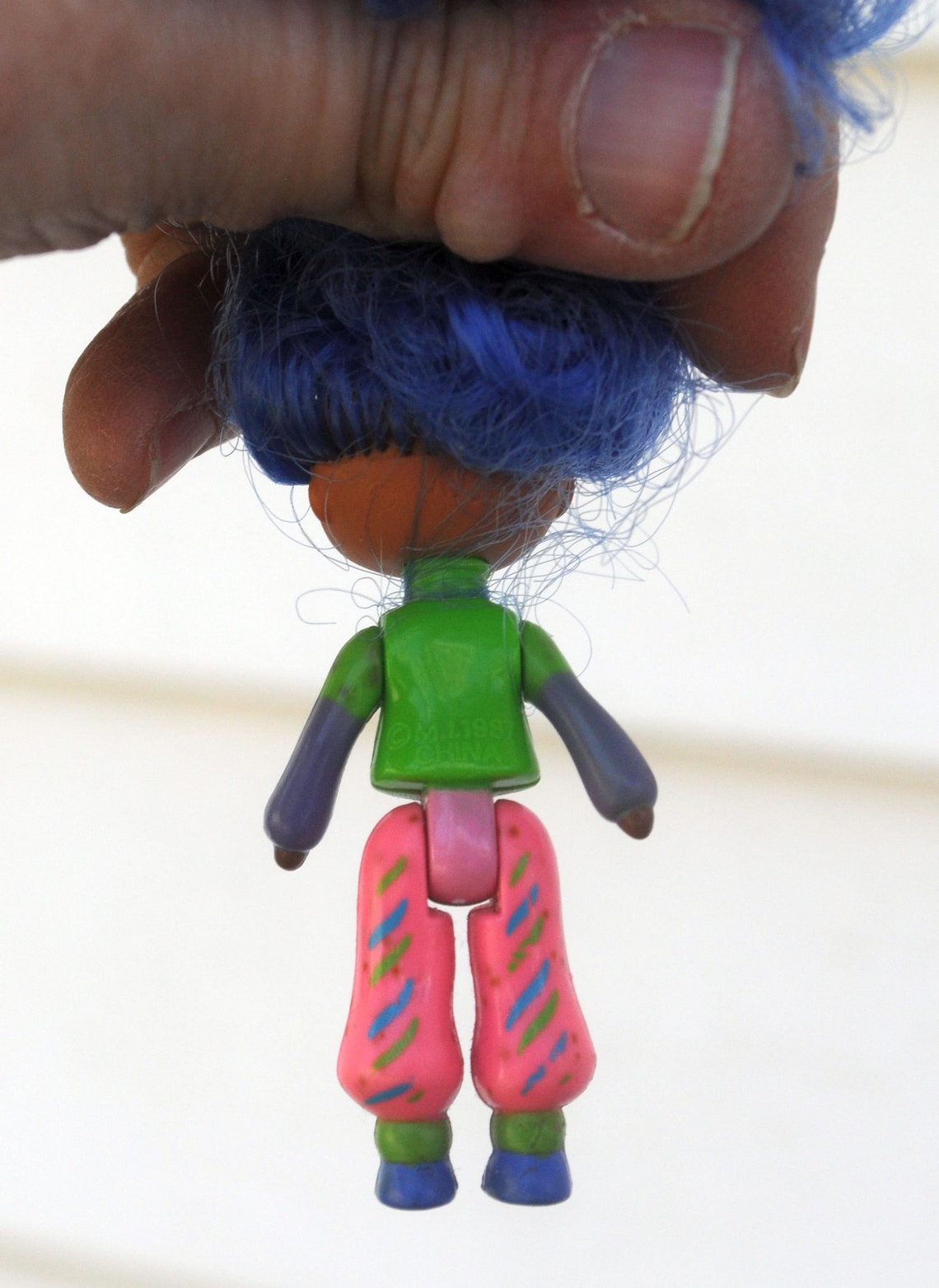 Vintage Wee Wild Things Suzie Cutie Doll - Tiny Neon Retro Doll W/ Blue ...