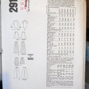Vogue 2913 - Vintage 1970s Vogue Basic Design Pattern - Dress, Pants ...