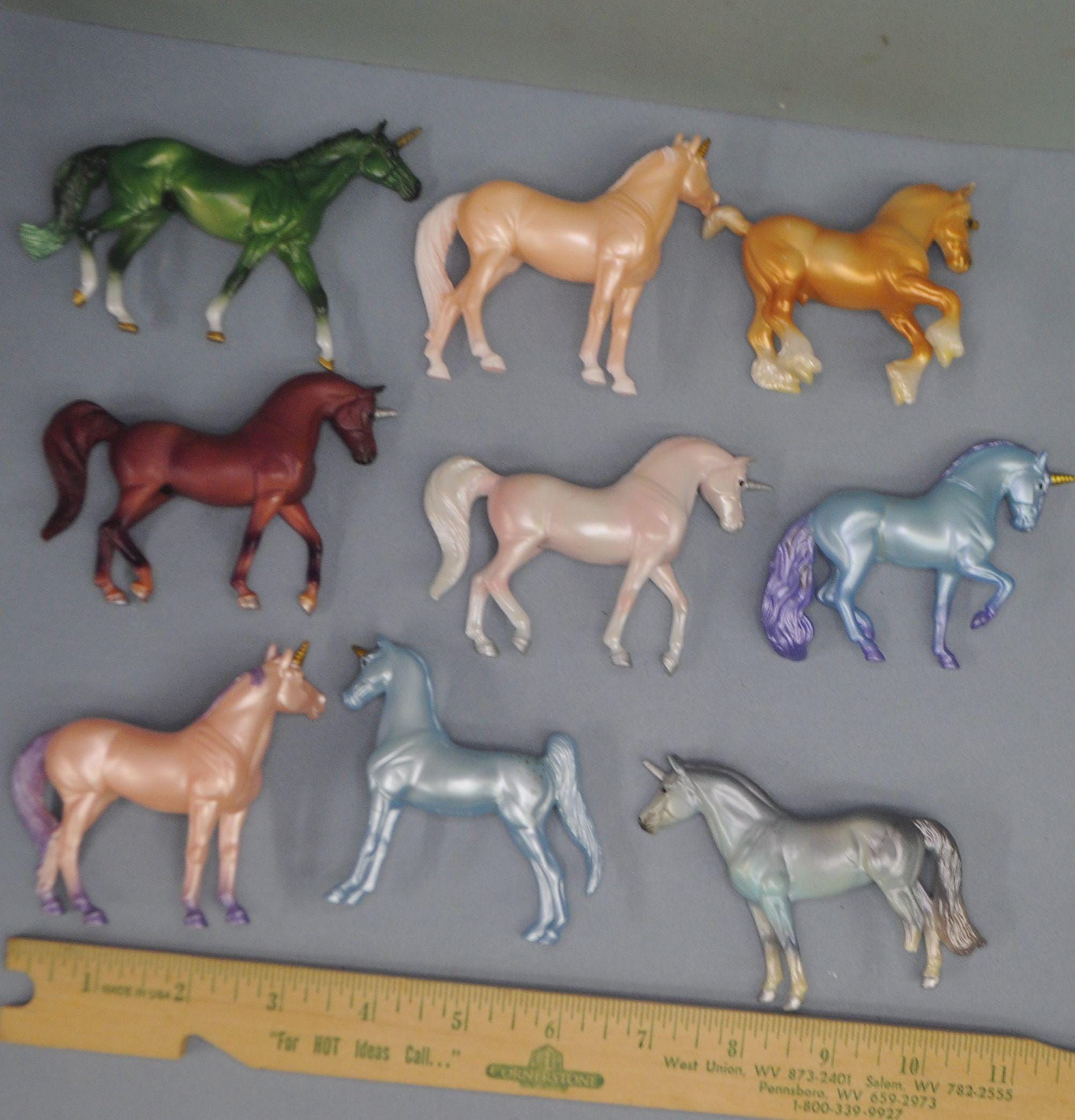 TLC Breyer UNICORN Stablemates Lot - for OOAK, Diorama, Model ...