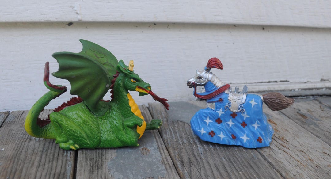 Vintage Britain's Rolling Dragon or Rolling Knight on Horseback - 1980s ...