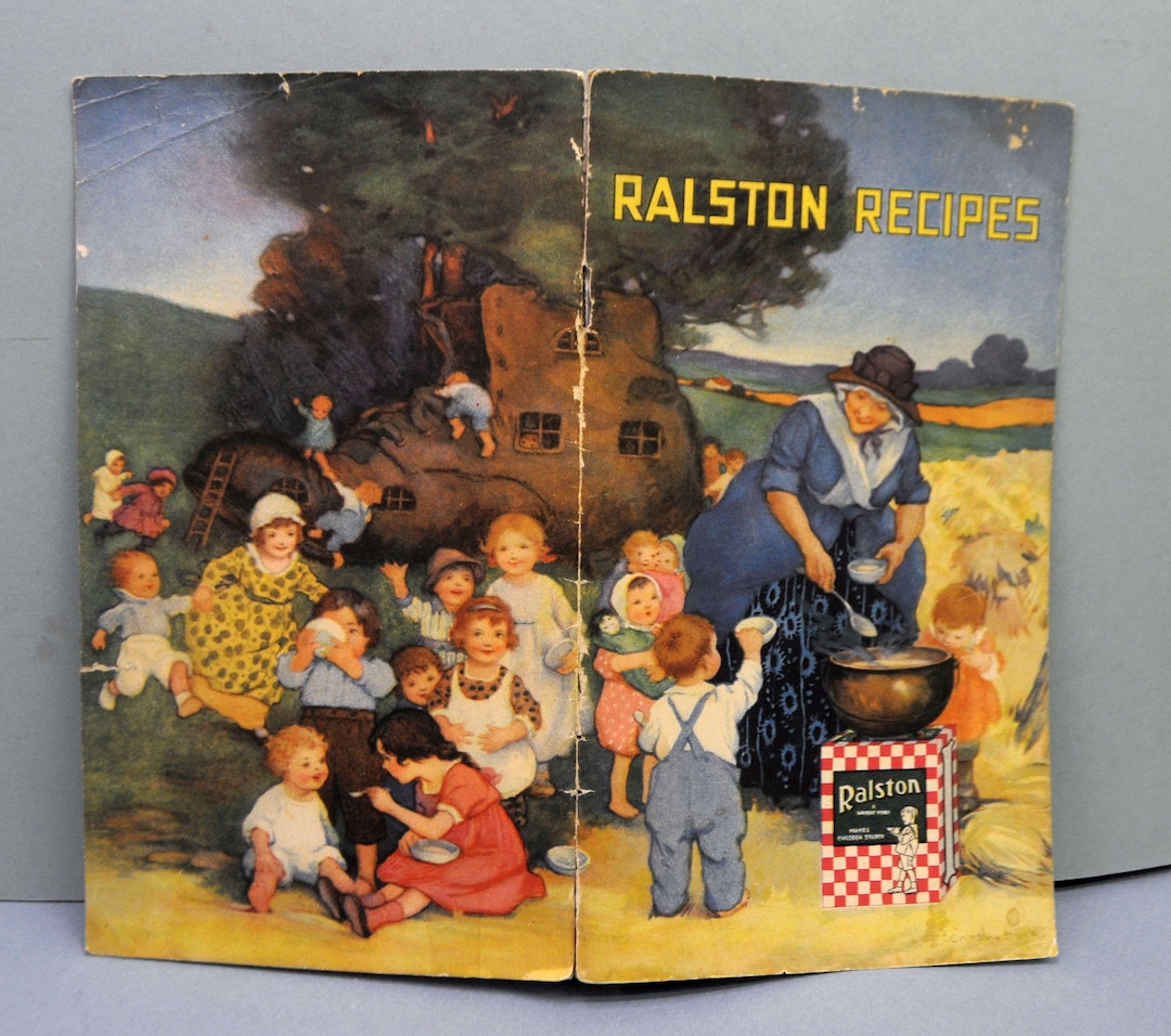 Vintage 1920s Ralston-purina Cookbook - Nursery Rhyme Theme ...