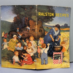 Vintage 1920s Ralston-purina Cookbook - Nursery Rhyme Theme ...
