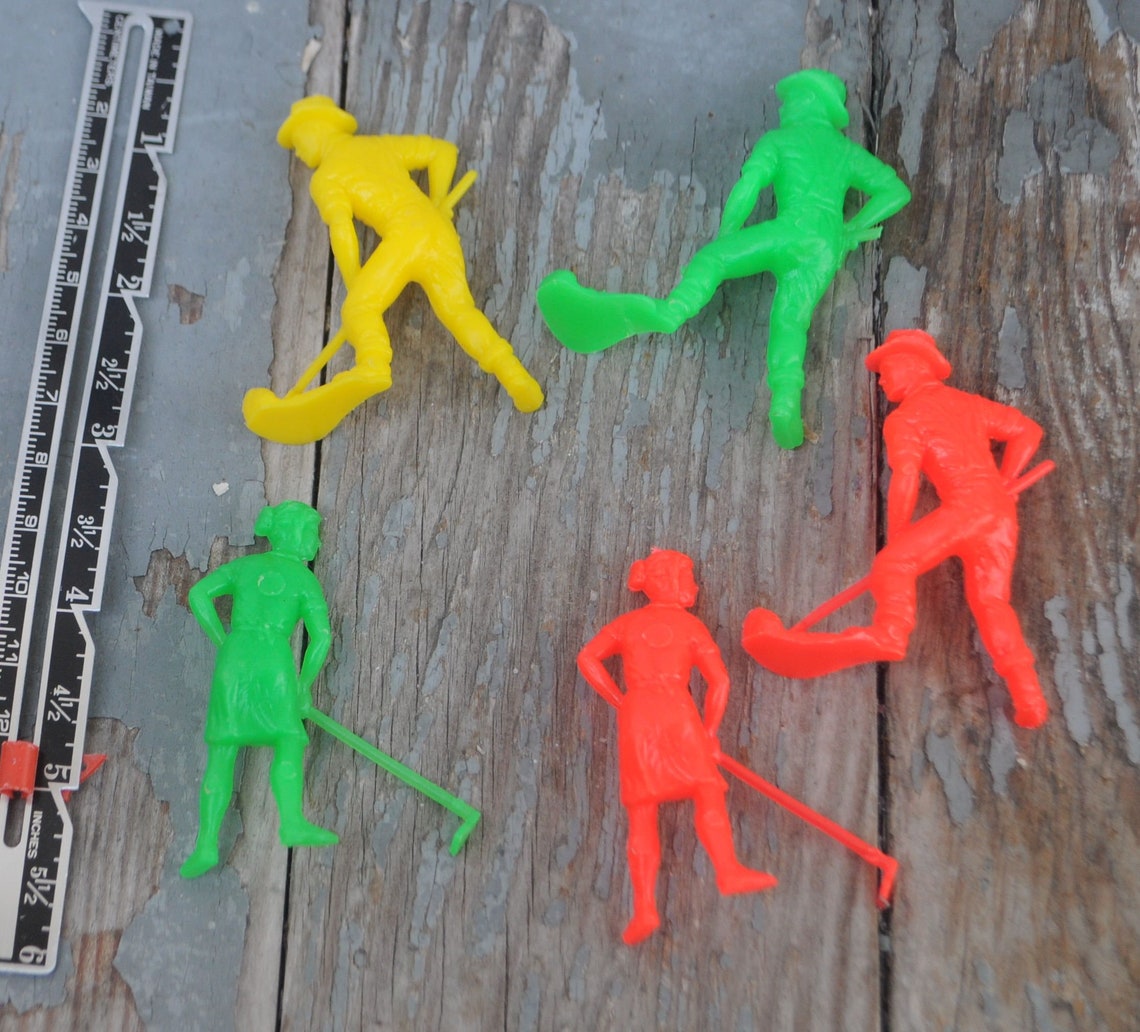 Vintage Plastic Farmers- Red, Yellow, or Green - Men & Women, Shepherd ...