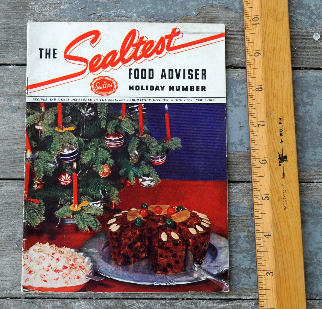 Vintage 1930s Cookbook / Recipe Booklet - "the Sealtest Food Adviser ...