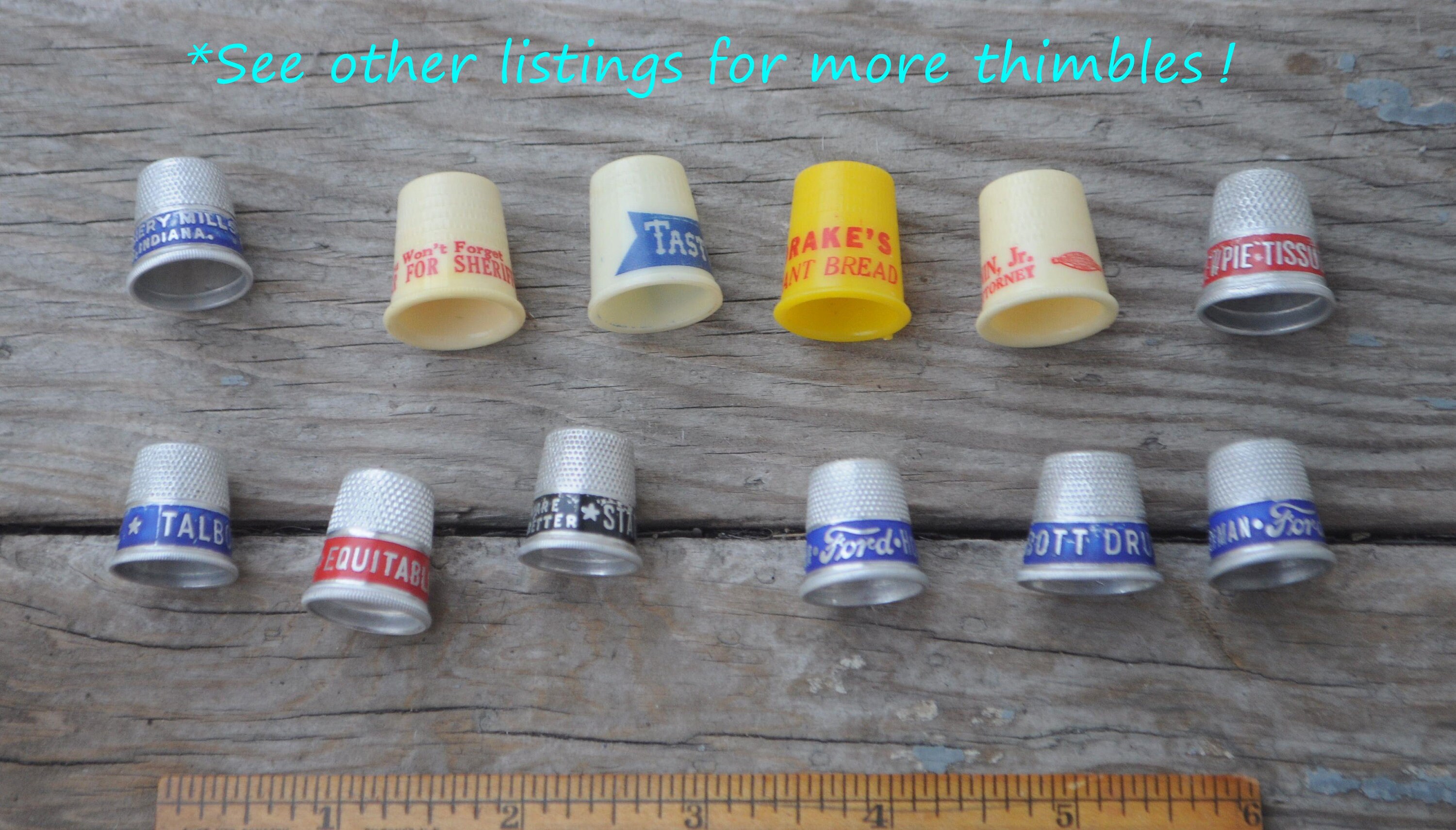 Vintage 1940s - 1950s Kewpie Tissues Advertising Thimble - Bathroom ...
