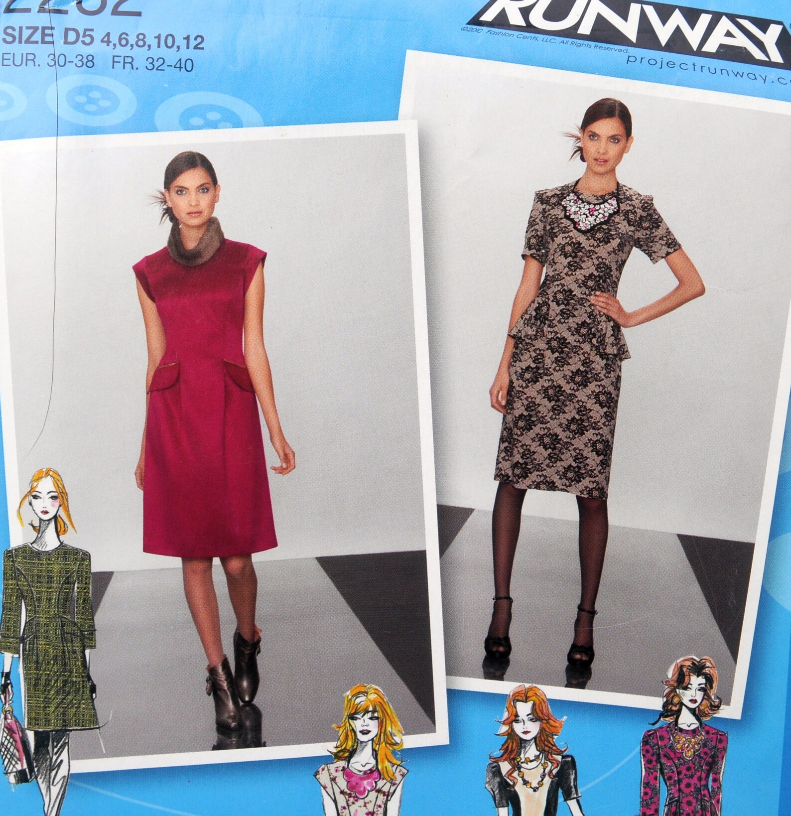 Simplicity 2282 DIY Project Runway Dress / Cocktail Dress / - Etsy