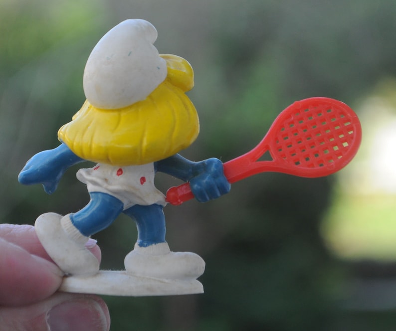 Vintage 1980s Smurfs Figurines by Schleich 1981 Smurfette - Etsy