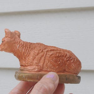 Vintage Nativity Figurine - Shaggy Ox, Oxen, Cow - Christmas Display ...