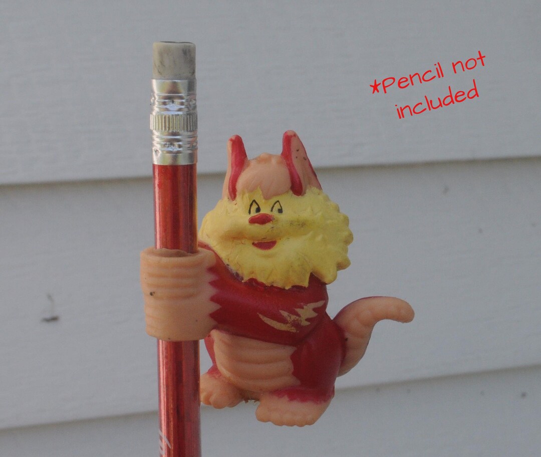 Vintage 1980s Thundercats Snarf Pencil Topper Cute / Kawaii Desktop ...