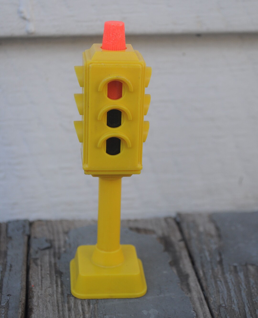 Vintage 1980s Fisher Price Traffic Light Rotating / Turning 4-way Stop ...