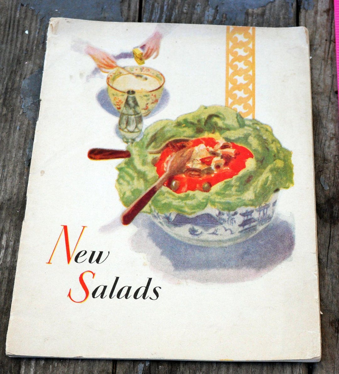 Vintage 1920s "new Salads W/ Colman's Mustard" - Dressings, Sauces ...