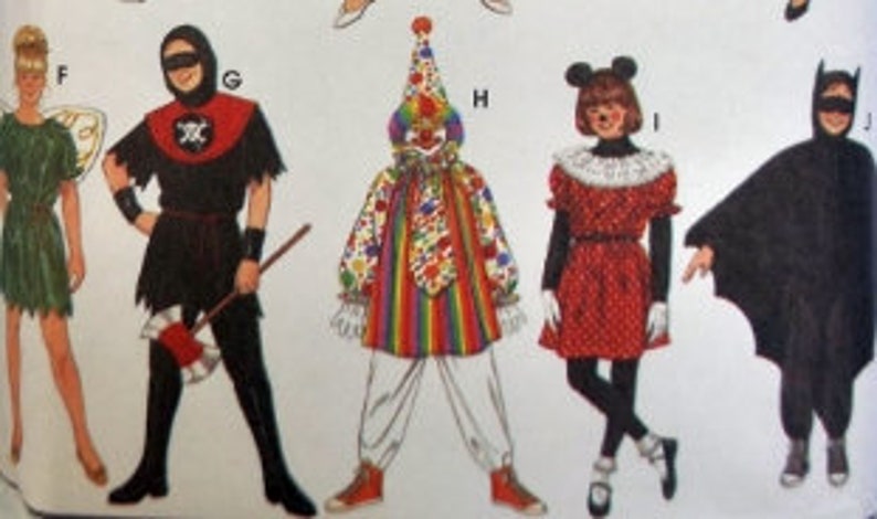 Simplicity 9175 Mix-and-match Kids' Halloween Costumes - Etsy