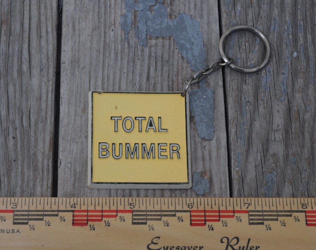 Vintage Plastic total Bummer Keychain Valley Girl Frank Zappa ...