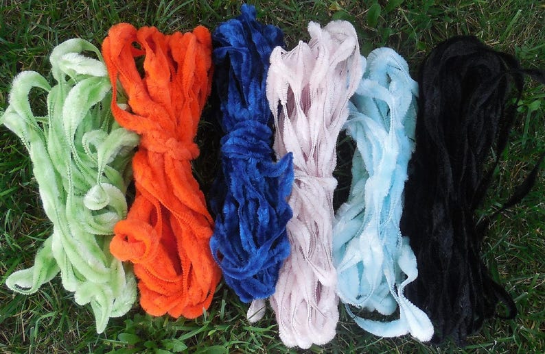 Vintage MIDNIGHT BLUE Bump Fuzzy Wire Stems by the Yard | Etsy