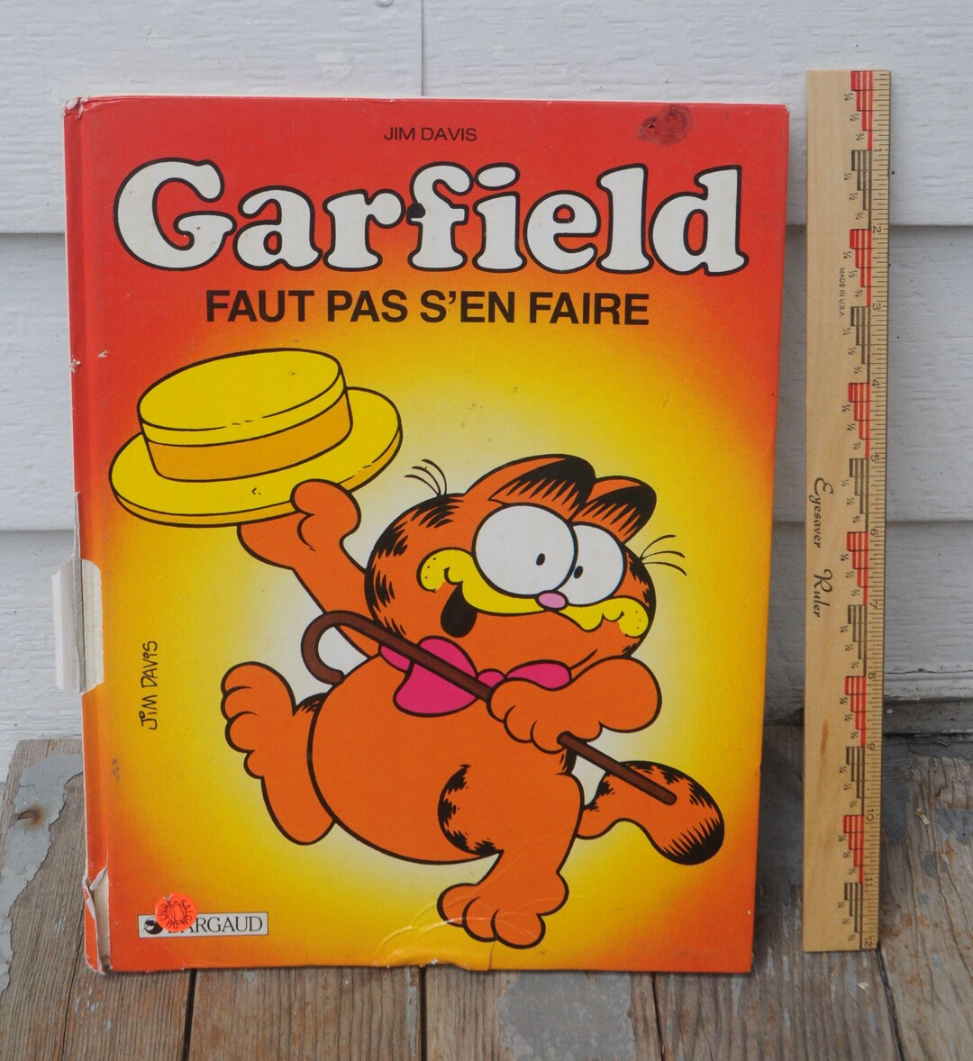 Vintage 1980s Garfield Faut Pas S'en Faire - Garfield Doesn't Worry ...