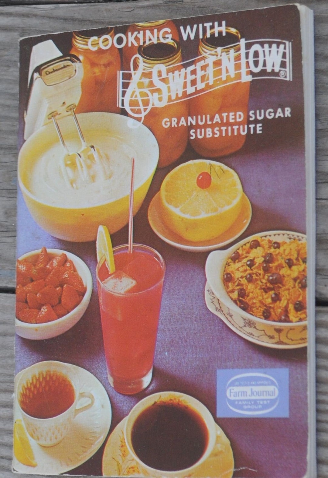 Vintage "cooking With Sweet 'N Low" Cookbook - Desserts, Drinks, Cakes ...