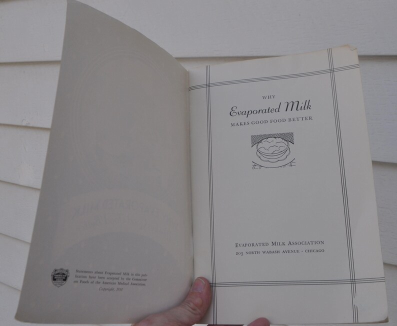 Vintage 1930s PET Milk Cookbook - "why Evaporated Milk Makes Good Food ...