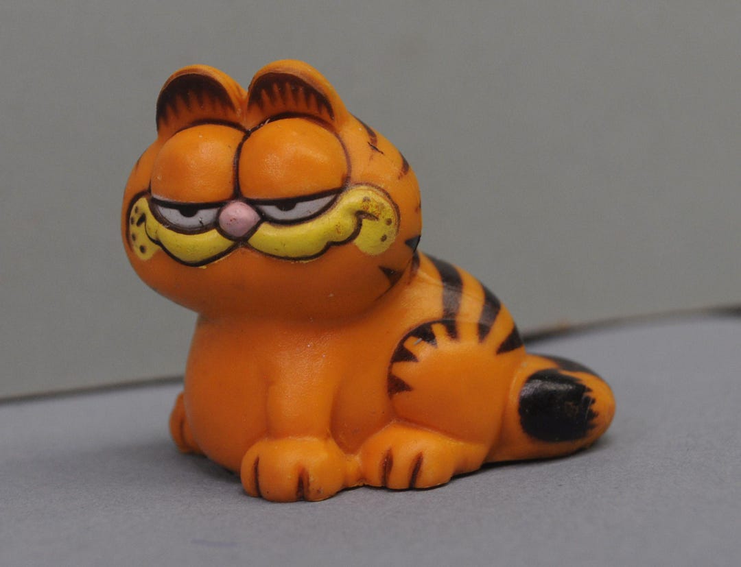 Vintage 1970s / 1980s Garfield PVC Figure /figurine / Toy - RARE - Hard ...