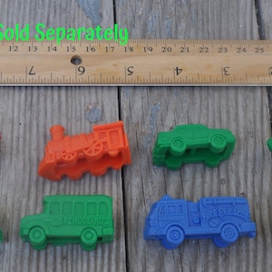 Vintage 1980s Colorful Vehicle Erasers - Train, Car, Plane, Boat ...