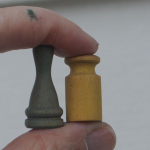 Vintage / Antique WOODEN Monopoly Pawns / Tokens / Counters / - Etsy