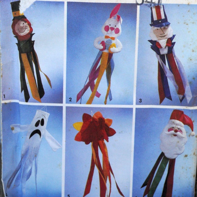 Christmas Windsock - Etsy