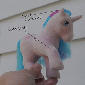 Vintage 1980s Gen 1 My Little Pony - so Soft Buttons - G1 - Hasbro ...