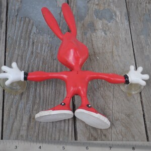 Vintage Domino's Pizza Noid Window Peeker / Suction Cup Bendy Doll ...
