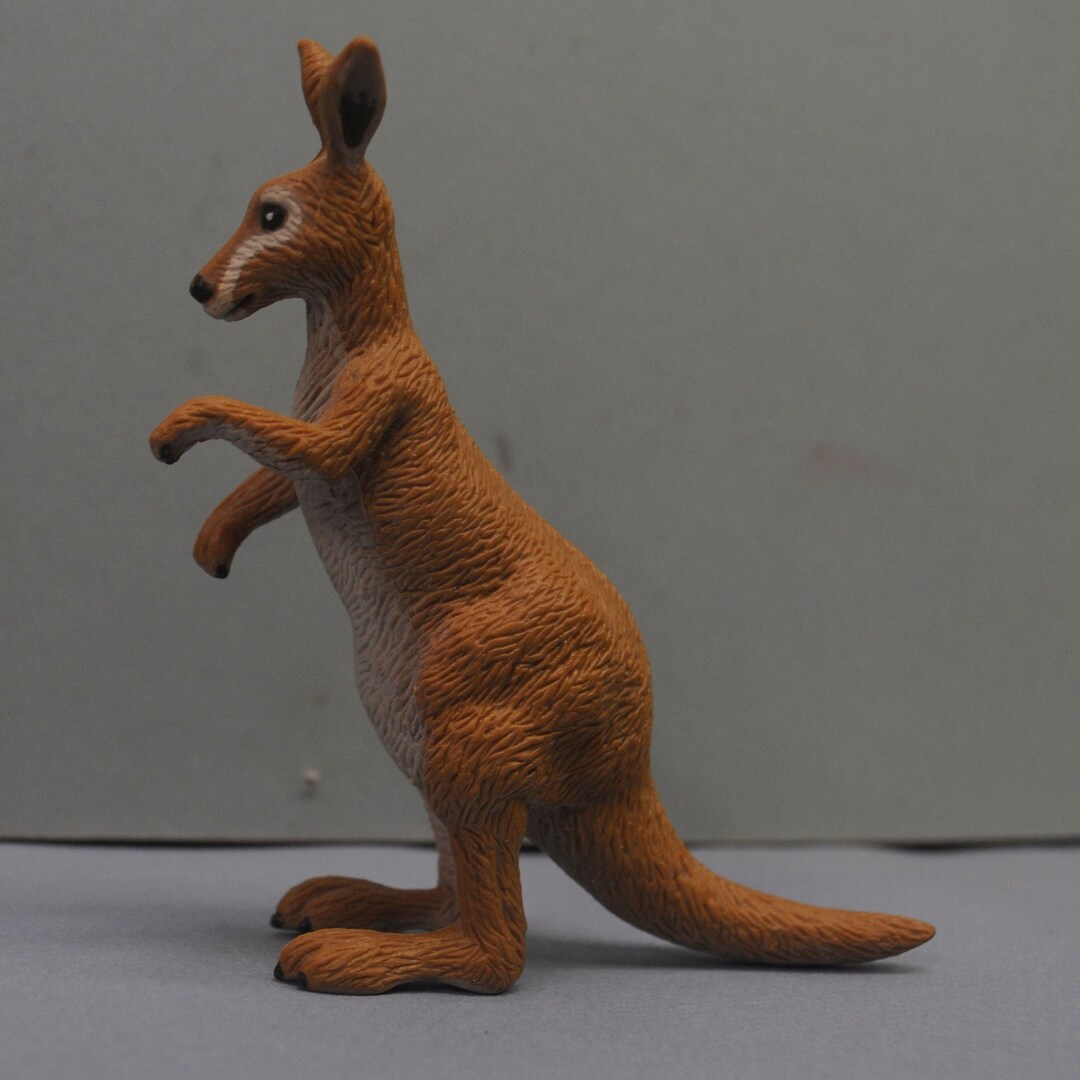 Realistic Red Kangaroo - - Australia - CUTE - Figurine for Diorama ...
