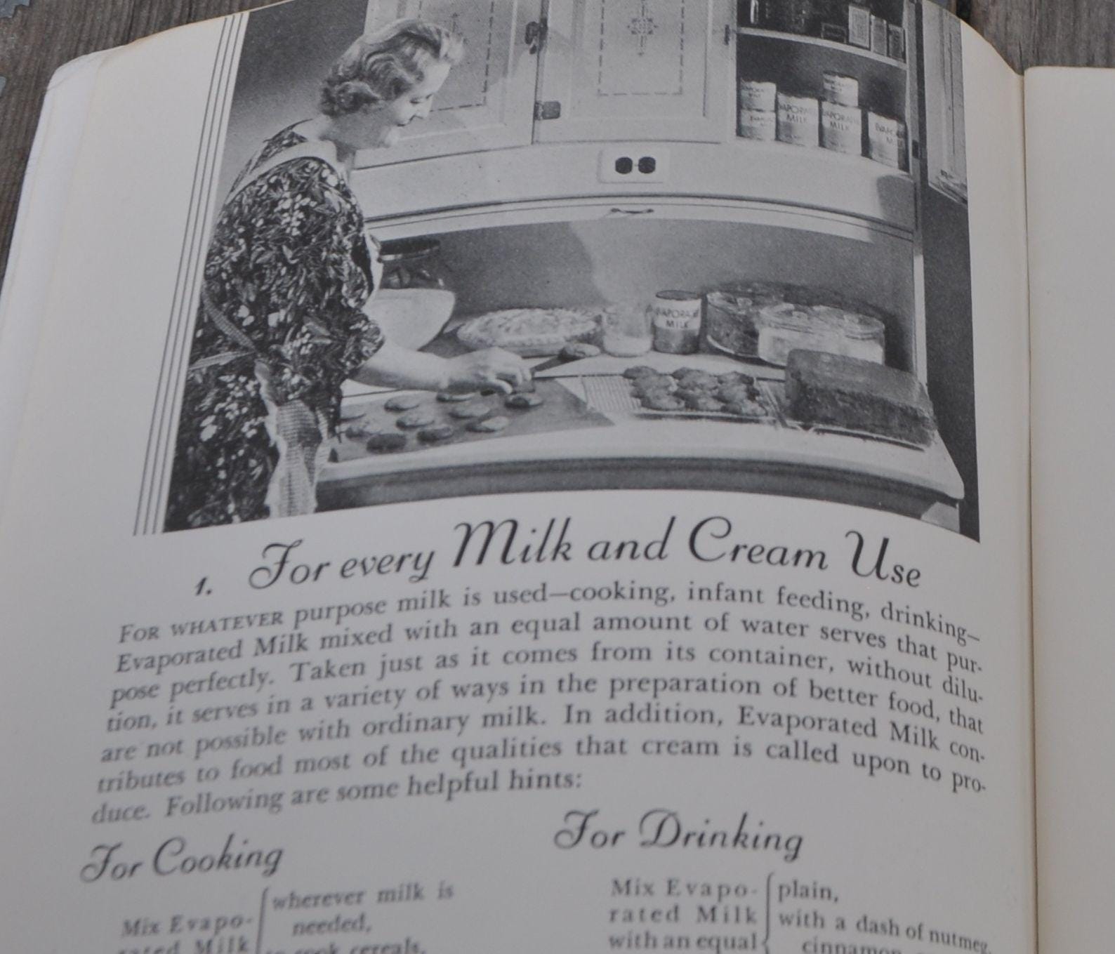 Vintage 1930s PET Milk Cookbook - "why Evaporated Milk Makes Good Food ...