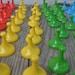 HUGE LOT of Colorful Plastic Game Pieces - Replacements, Altered Art ...