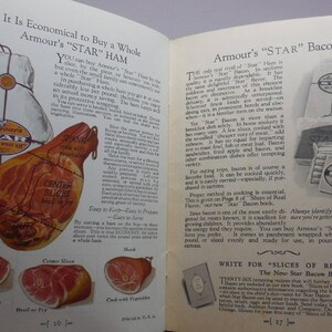 Vintage or Antique 1920s or 1930s Cookbook - 60 Ways to Serve Ham ...