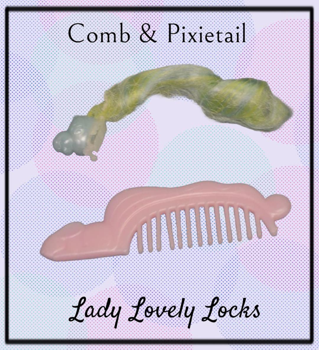 Vintage Lady Lovely Locks Maiden Curlycrown Bird Pixietails and COMB ...