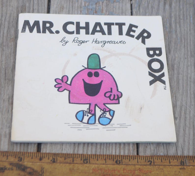 Vintage 1980s Mr. Chatterbox Storybook by Roger Hargreaves - Mr. Men ...