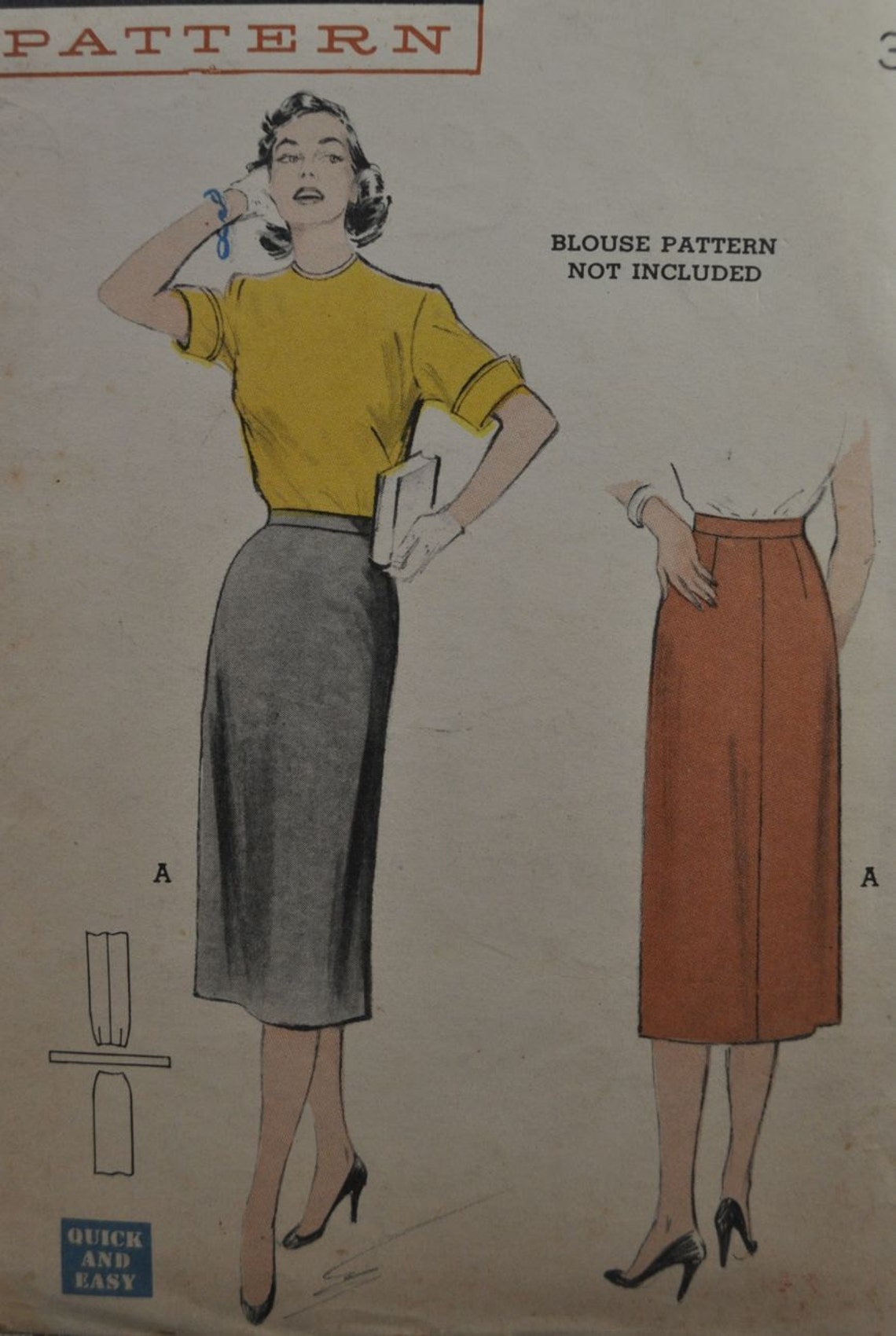 Butterick 5924 Sexy 1950s Pencil Skirts Great Easy - Etsy